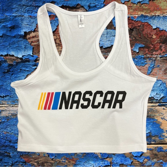 Tops | Nascar Crop Tank Sl Available Brand New | Poshmark